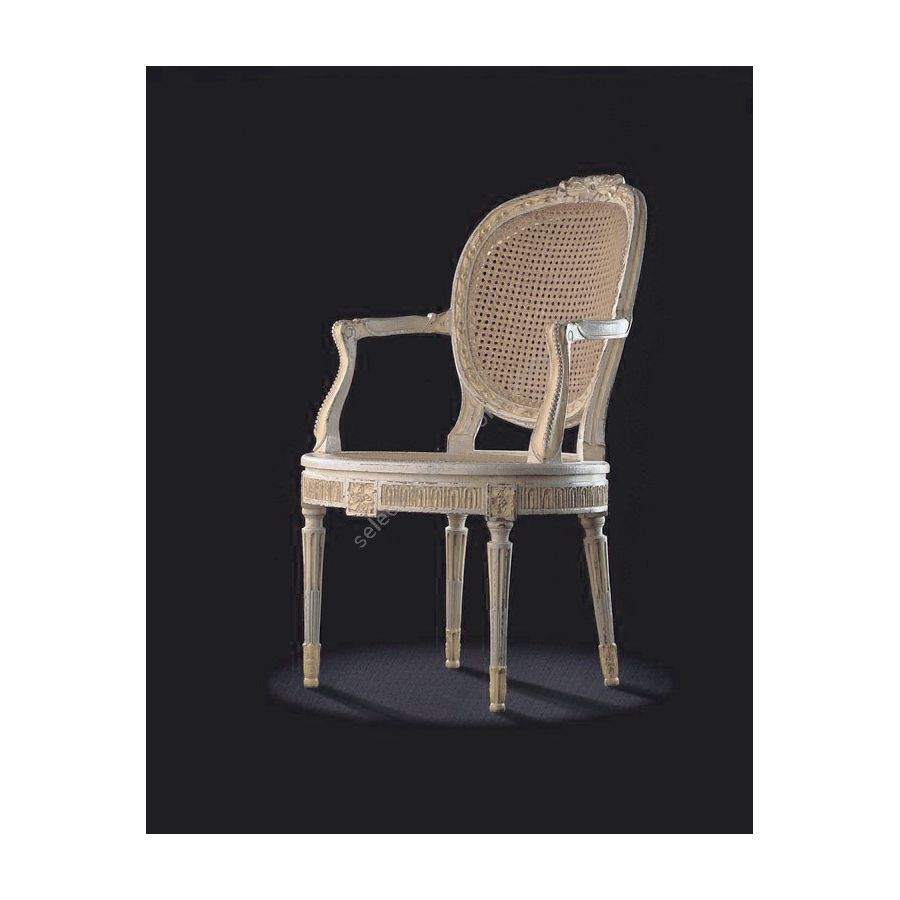 Buy Armchair Louis XVI Noeud reproduction model Online, price