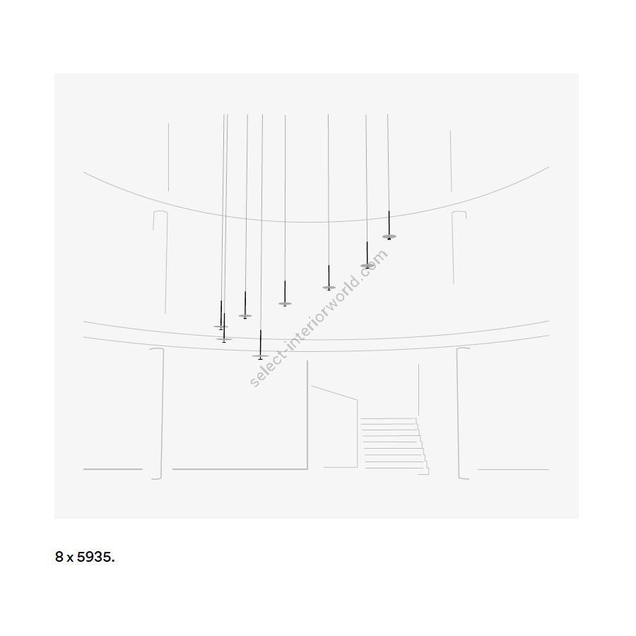 Vibia Flat 5935 Pendant Light Price, buy Online on Select Interior ...