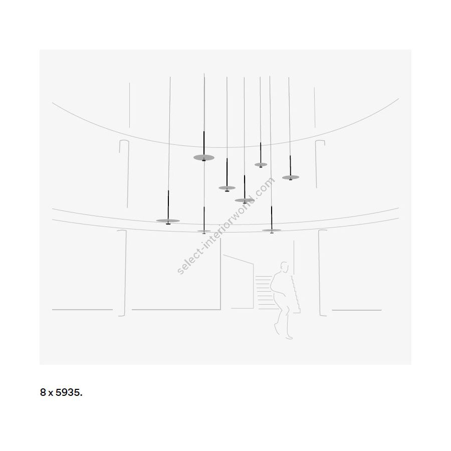 Vibia Flat 5935 Pendant Light Price, buy Online on Select Interior ...