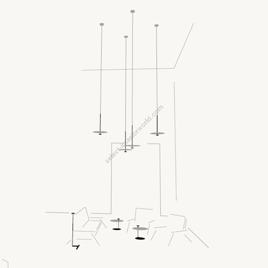 Vibia Flat 5935 Pendant Light Price, buy Online on Select Interior ...