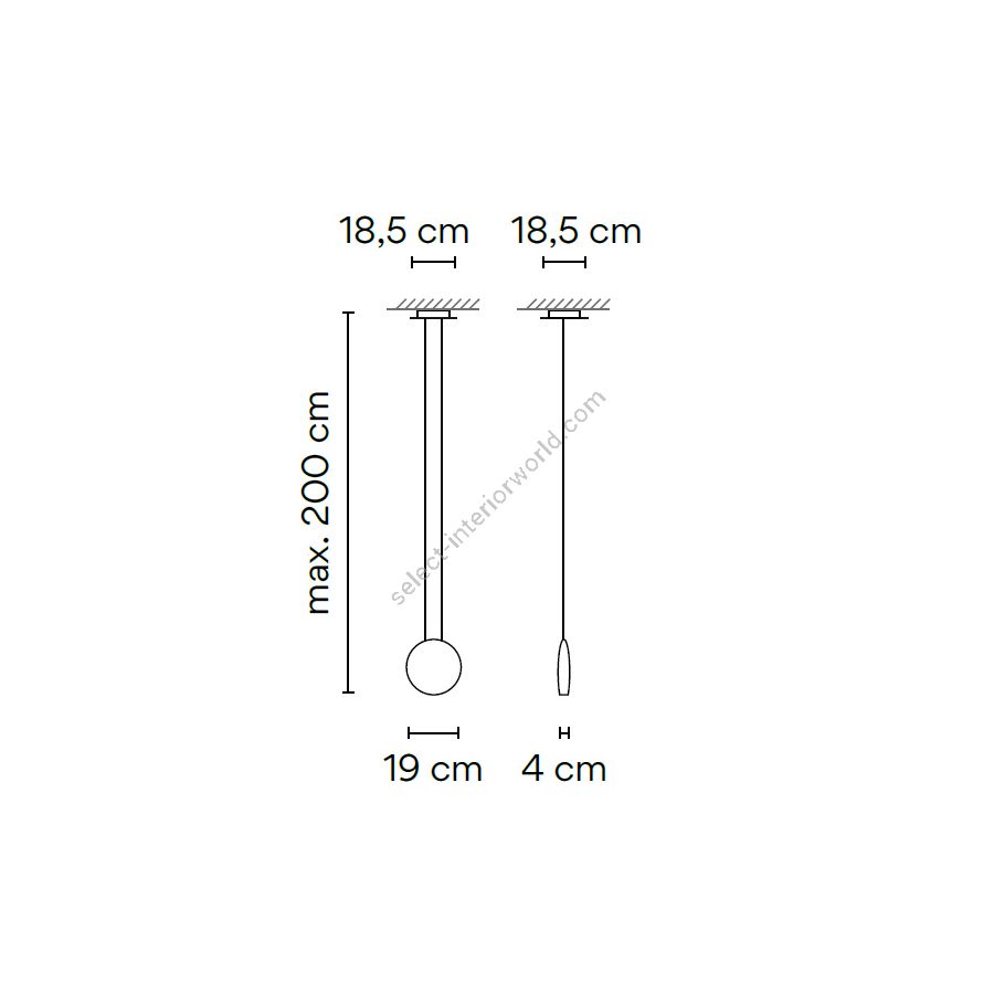 Vibia Cosmos 2500 & 2501 Pendant Light Price, buy Online on Select ...