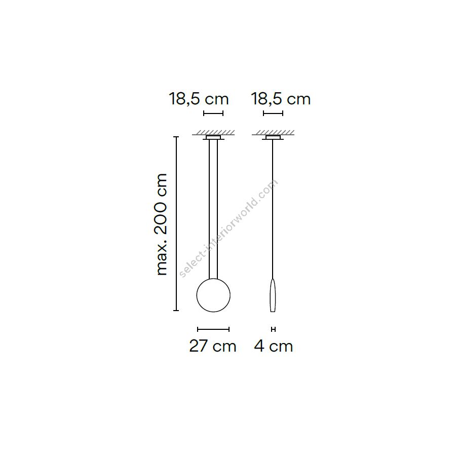 Vibia / Pendants & Suspension Lights / Cosmos 2500, 2501 Price, buy ...